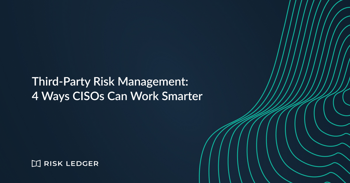 Be confidently on top of your supply chain security - Risk Ledger